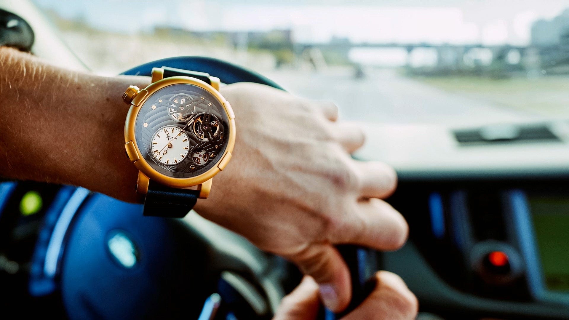 "TENET 48" Automatic (GOLD Limited Edition) – Aegaon Watches